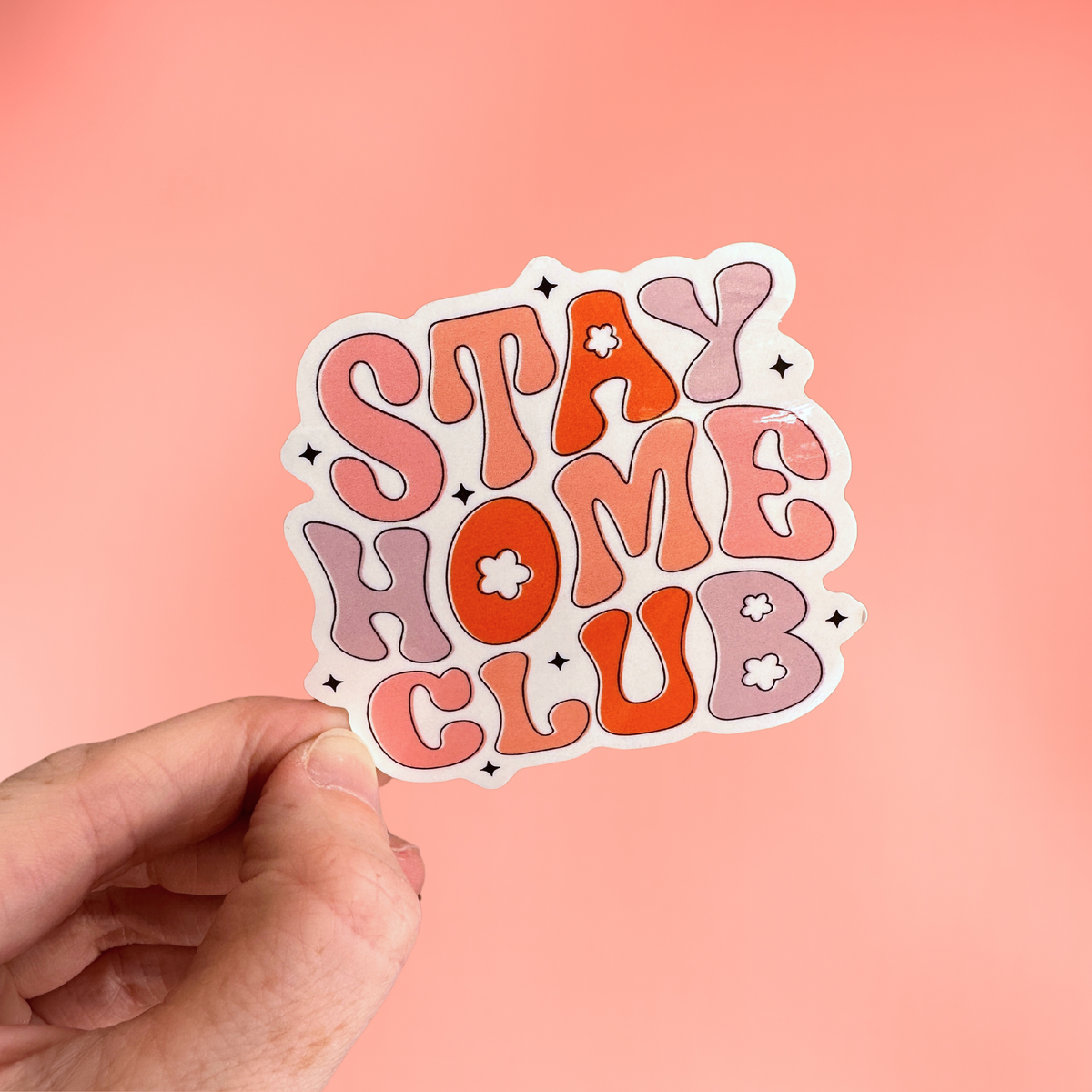 Stay Home Club Waterproof Sticker – Blair Lamb Design